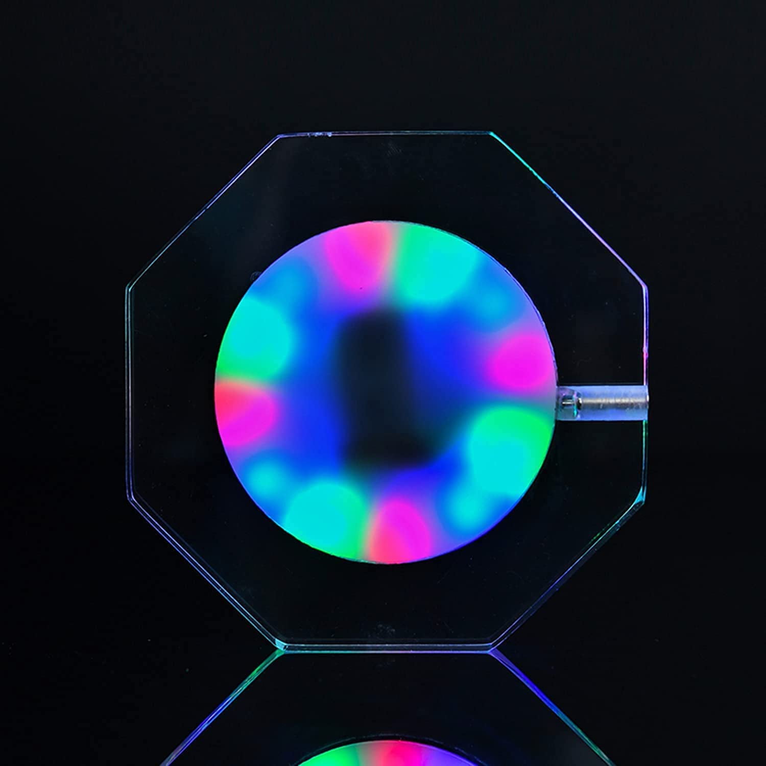 LINLIN LED Coasters for Drinks, USB Rechargeable Bottle Light Up ...