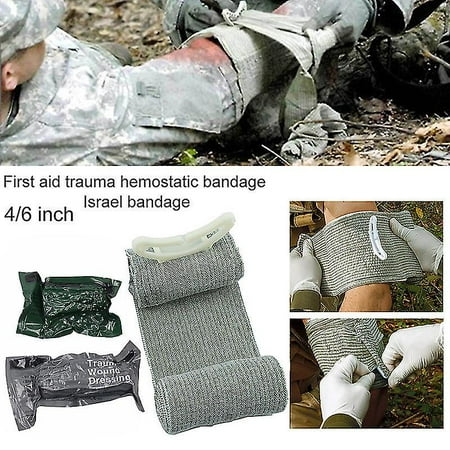 JOYWE 3pcs First Aid Hemostatic Bandage - 4 Inch Israeli Emergency ...