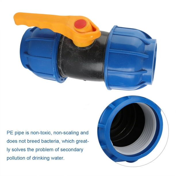 Water Pipe Connector Valve Water Connector, Pipe Connector Valve, PE ...