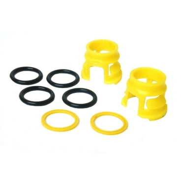 Repl. Chrome Short Heater Hose Fitting Kit, 3/4 and 5/8 Inch Hose ...