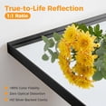 Bathroom Mirror 5mm High Definition Tempered Glass, Rectangular Wall ...