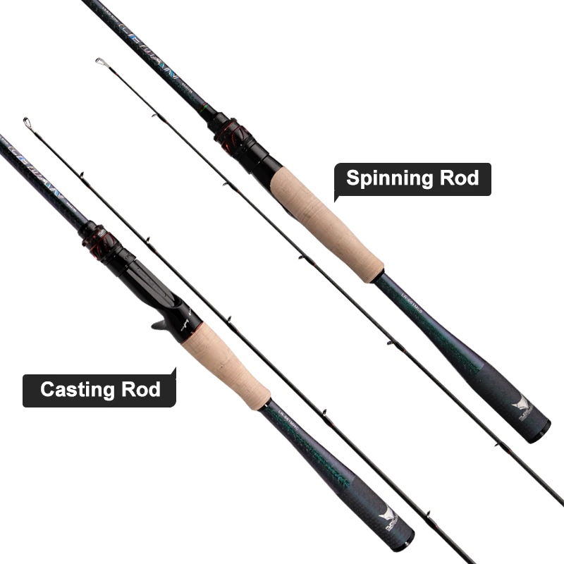 PURELURE Single Section Rod All Fuji SIC Guide Rings Mandarin Fish Rod ...