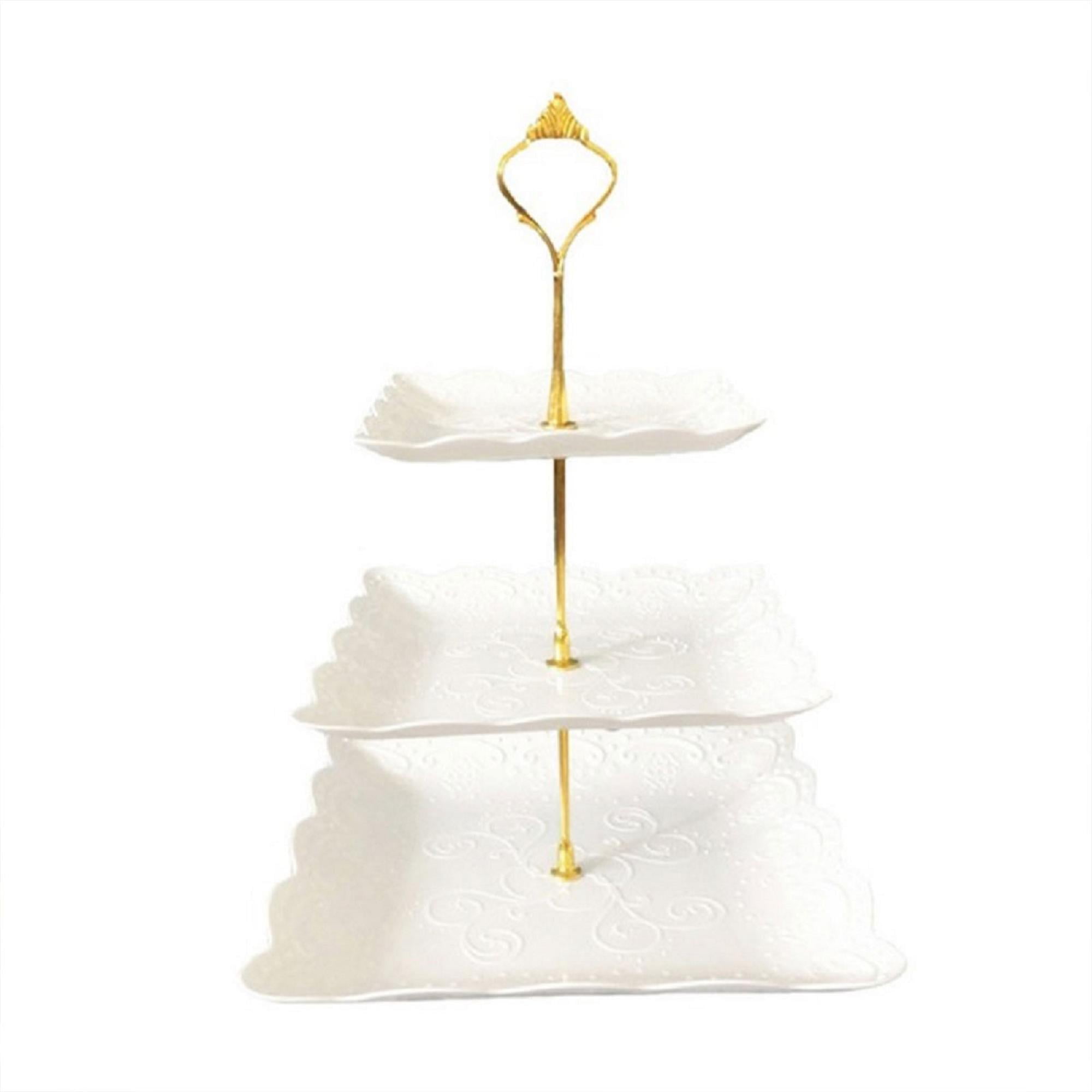 CenturyX Party Wedding Cake Holder 3 Tier Detachable Cake Stand Handle ...