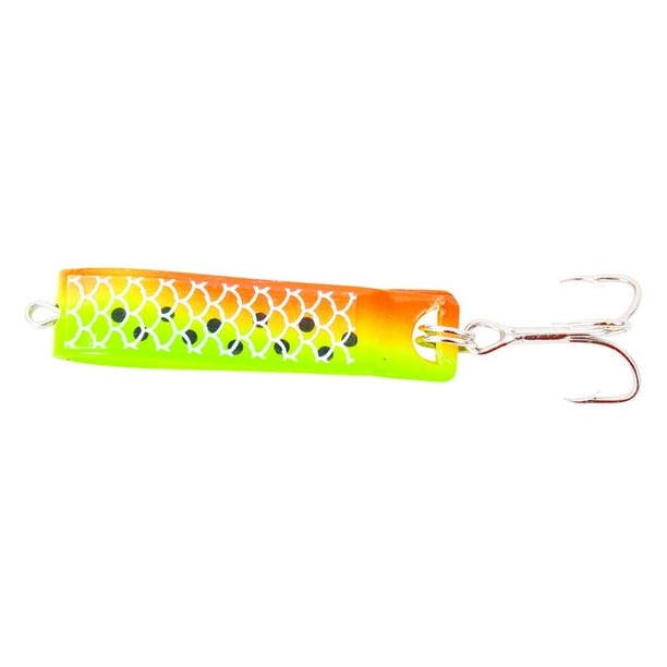 Mack's Lure Cripplure 1/4oz Glow Fire Tiger, Fishing Spoons - Walmart.com