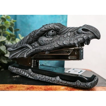 Legendary Blue Ice Fire Dragon Head Stapler Light Duty Office Desktop ...