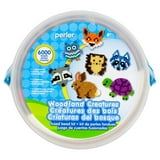 Perler Fused Bead Kit Bucket 6000pc Wood Creatures - Walmart.com