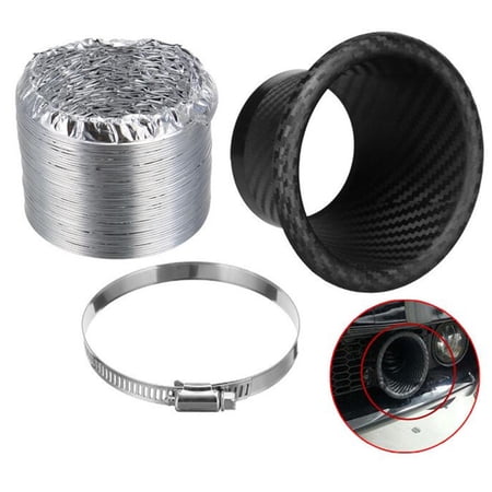 Air Intake Pipe Kit Durable Inlet Replacement Carbon Fiber Funnel Kit ...