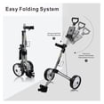 X-Lite Golf Push Cart Two Wheel, Ultra Lightweight & Compact Golf Bag ...