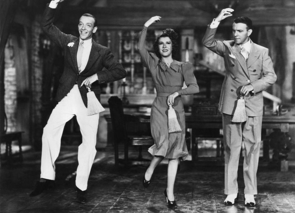 A Damsel In Distress From Left Fred Astaire Gracie Allen George Burns ...