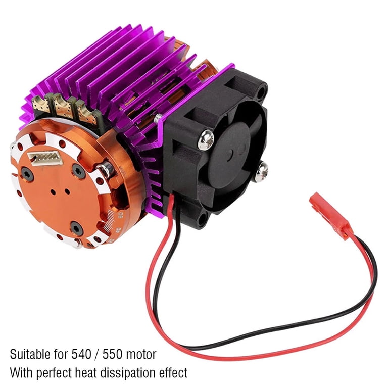 RC Heat Sink RC Motor Heat Sink With Fan - Cooling System For 1/10 ...