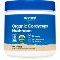 Nutricost USDA Certified Organic Cordyceps Mushroom Powder Supplement ...
