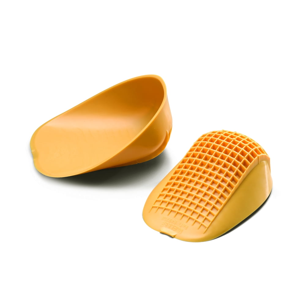 Mueller Standard Style Heel Cups, Pair, Gold, Large (over 175lbs ...