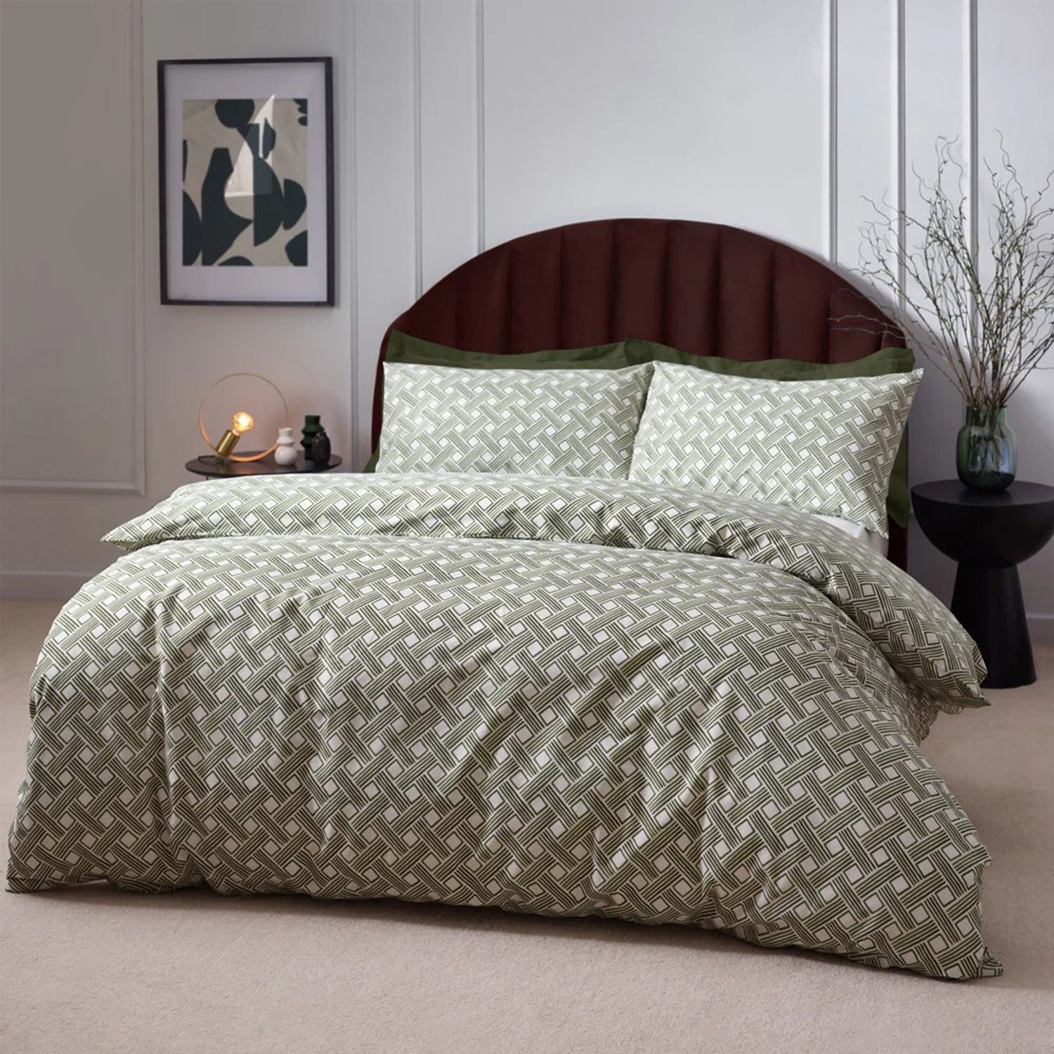 Click here for Hoem Alexa Abstract Duvet Cover Set prices