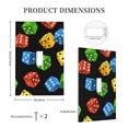 Dice Pattern Colorful Cube Single Toggle Wall Plate 1 Gang Decorative ...