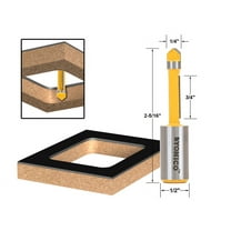 Yonico Pattern Template Trim Router Bit - 3/4" X 3/4" - 1/2" Shank ...