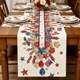 AuroraX Table Runner Patriotic Decor American Flag 4th of July ...