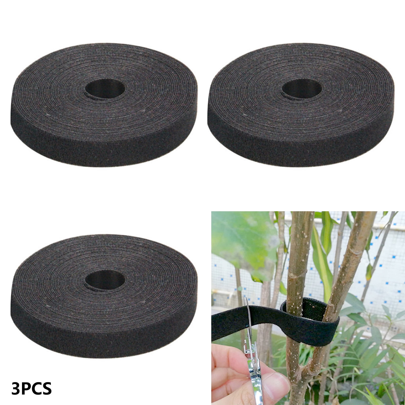 Waroomhouse 3 Rolls Cable Tie Long Space Saving Easy to Install ...