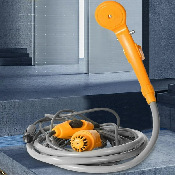 Peggybuy 12V Outdoor Shower Universal Electric Shower Pump (yellow with ...