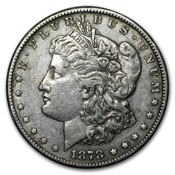 Morgan Silver Dollar Coin (1878-1904) XF, Liberty Design, Random Year ...