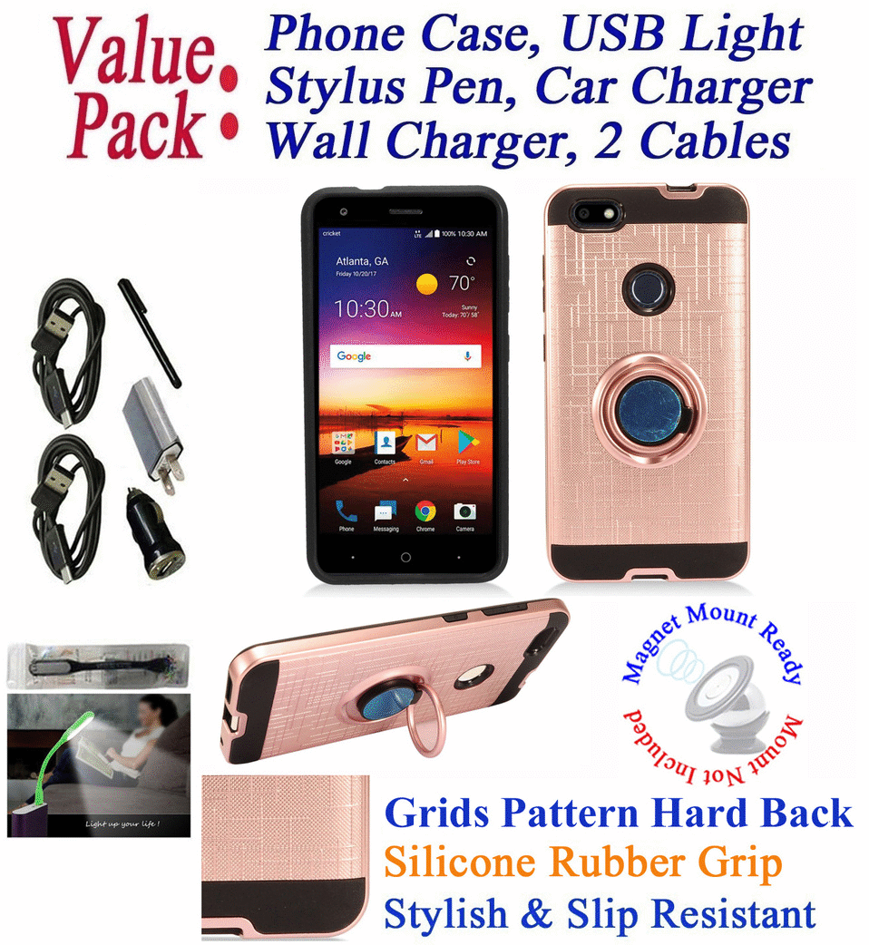 Value Pack + for 5.5" ZTE BLADE X bladeX Case Phone Case Magnet Mount ...