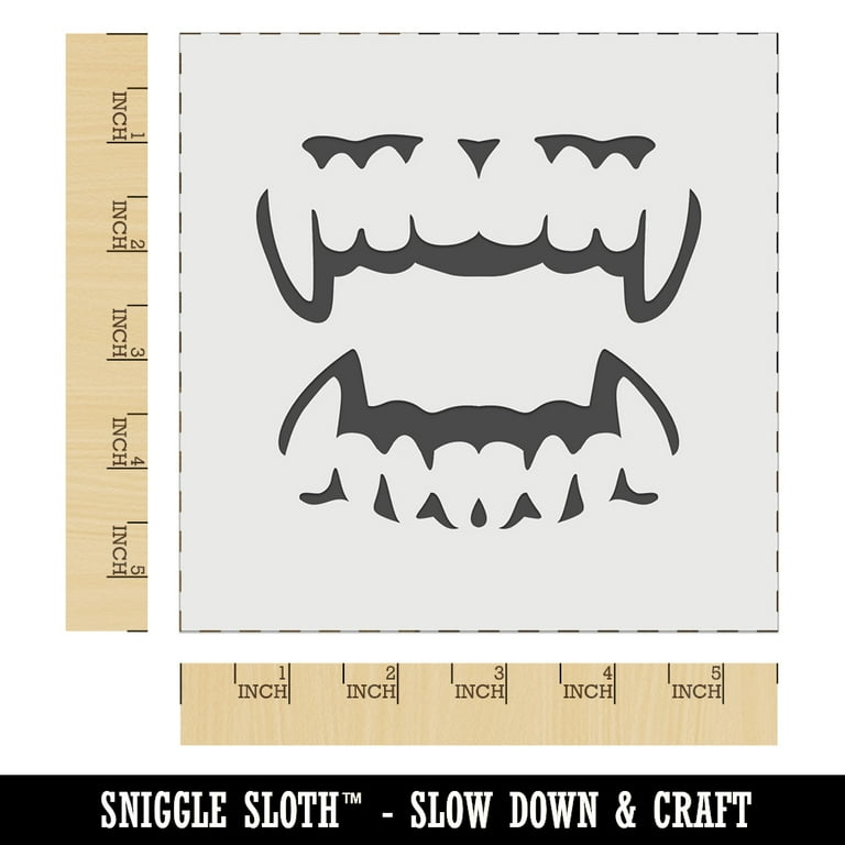 Vampire Fangs Template