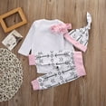BULLPIANO Newborn Cute Fashion Infant Girl Romper, Pants, Headband, Hat ...