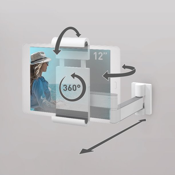 Barkan Tablet Mount Holder for 7 - 12 inch Devices, Full Motion ...
