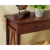 Linon Titian Wood One Drawer Console Table in Brown - Walmart.com