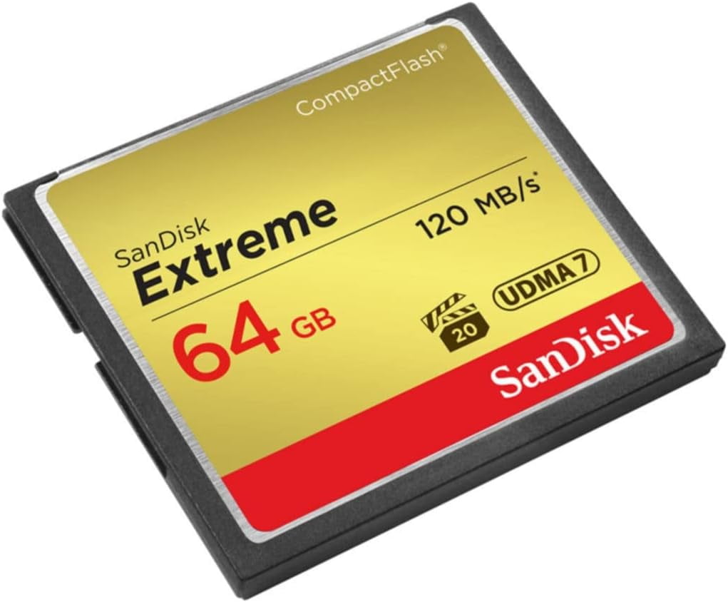 Restored SanDisk 64GB Extreme CompactFlash Memory Card UDMA 7 Speed Up ...