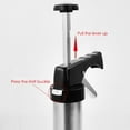Stainless Steel Cookie Press Gun Kit - Baking Set for Decorating ...