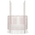 Dream On Me Sophia Posh Circular Mini Crib, Blush Pink - Walmart.com