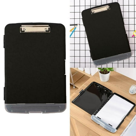 Portable Universal Clipboard Storage Box Case Folder Clip A4 Paper ...