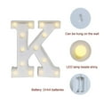 Magik Light up Letter LED Alphabet Number Symbol Plastic Battery ...