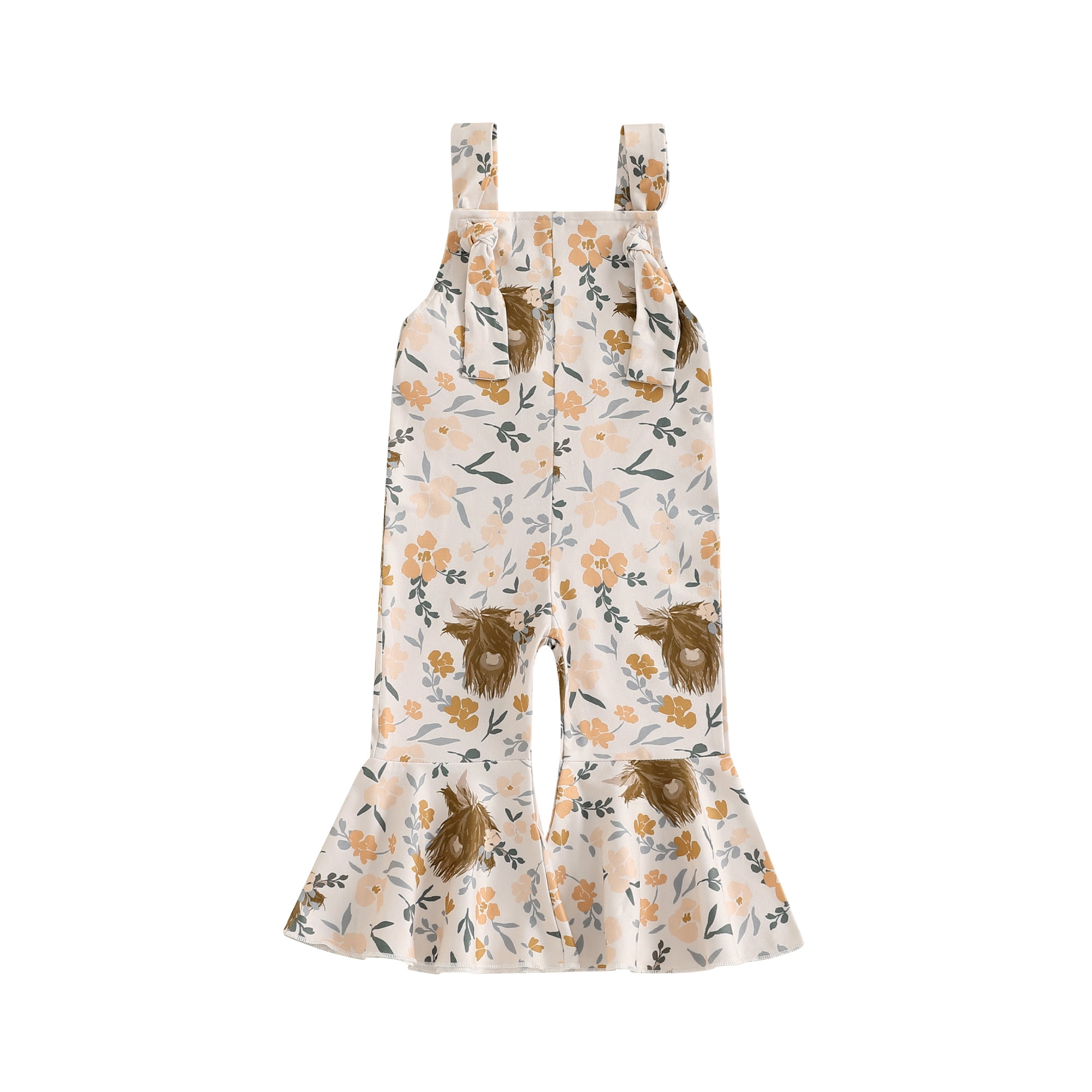 Click here for Gupgi Toddler Baby Girl Cow Print Overalls 6m-4y W... prices