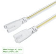 Uxcell T5 T8 LED Tube Connector Cable 30CM Female to Female Double End ...