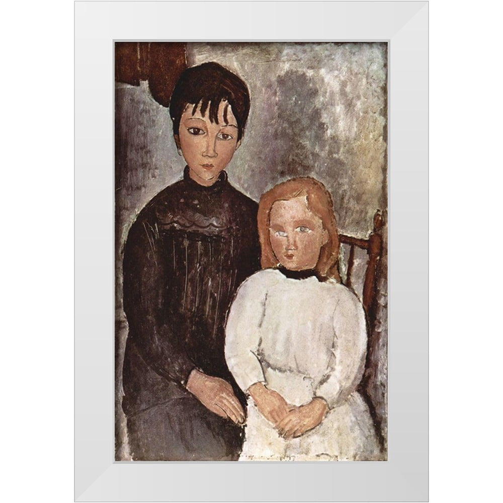 Modigliani, Amedeo 11x14 White Modern Wood Framed Museum Art Print ...