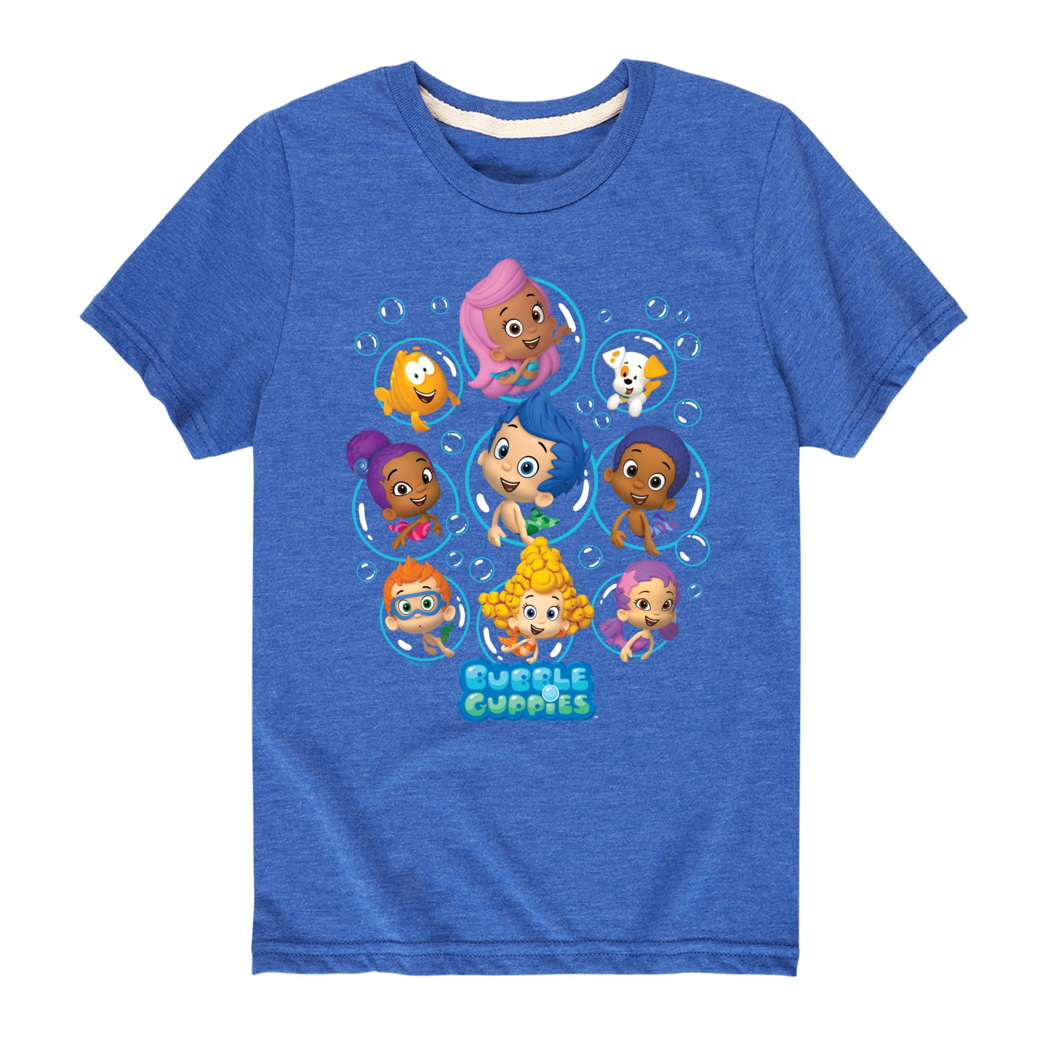 Bubble Guppies - Bubble Grid - Toddler And Youth Short Sleeve Graphic T ...