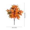 Artificial Maple Leaf Bouquet, Halloween Decor, Autumn Fall Harvest ...