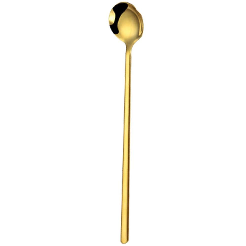 Coffee Spoons | Round Stirring Tea Spoons Long Handle | Ergonomic ...