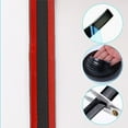 Car Side Door Black Chrome Strip Bumper Protect Trim Tape Sticker 10MM ...