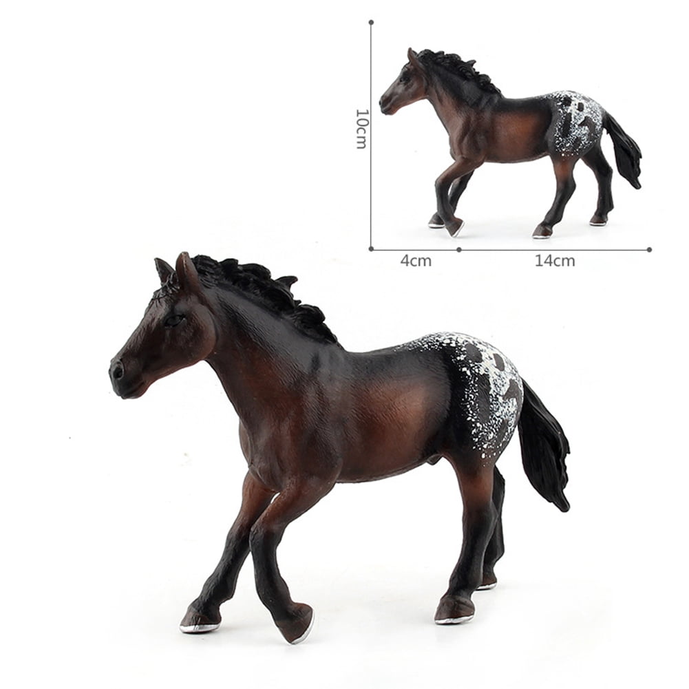 Realistic Horse Model Figurines Simulation Wild ForestAction Figures ...