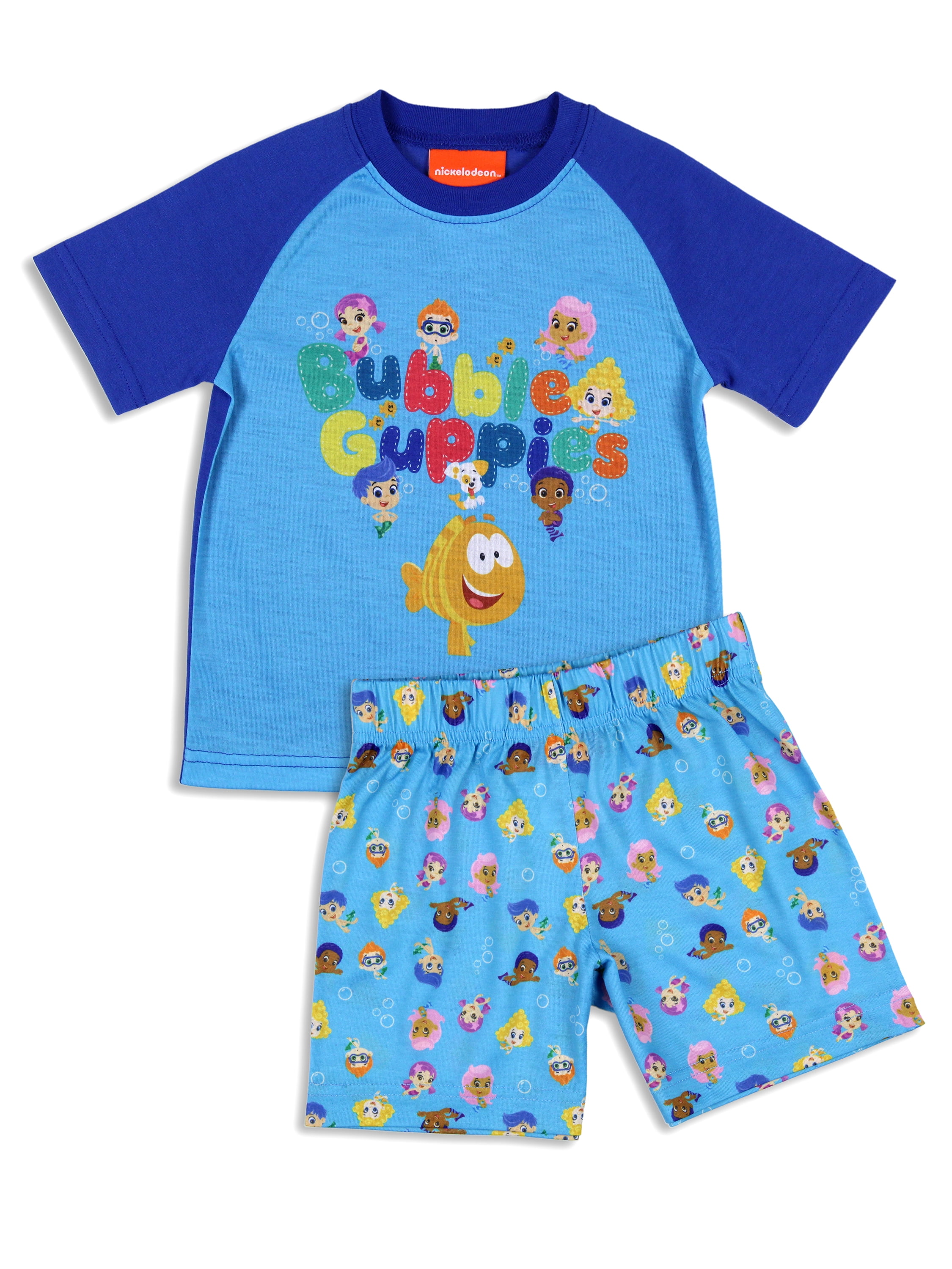 Buy Nickelodeon Toddler Boy's Bubble Guppies Character Sleep Pajama Set ...