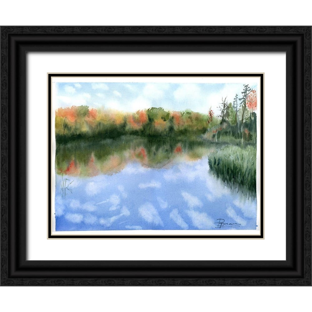 Shefranov, Olga 32x25 Black Ornate Wood Framed with Double Matting Museum Art Print Titled ...