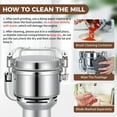 300g Commercial Spice Grinder Electric 1200W Stainless Steel Pulverizer ...