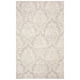 SAFAVIEH Glamour Tiana Damask Area Rug, Grey/Ivory, 5' x 8' - Walmart.com