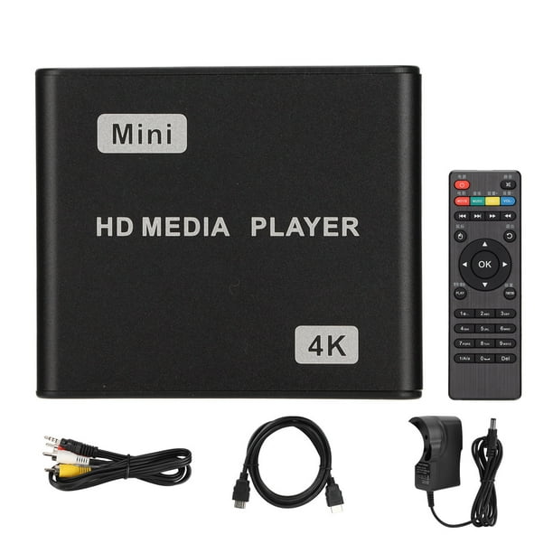 Mini reproductor multimedia de streaming 4K HD Media Player con control ...