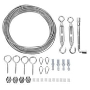 1/8 in. x 30 ft. Strong Steel Vinyl-Coated Wire Rope Kit - Walmart.com