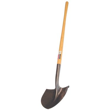 Expert Gardener Wood & Steel Round Point Shovel - Walmart.com