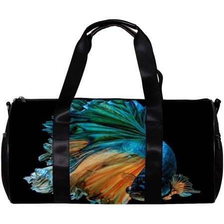 Beautiful Betta Fish Sports Duffel Bag Travel Tote Carry on Weekender ...