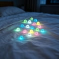 10 Pack Glow in The Dark Firefly Stones, Cute Luminous Resin Mini ...